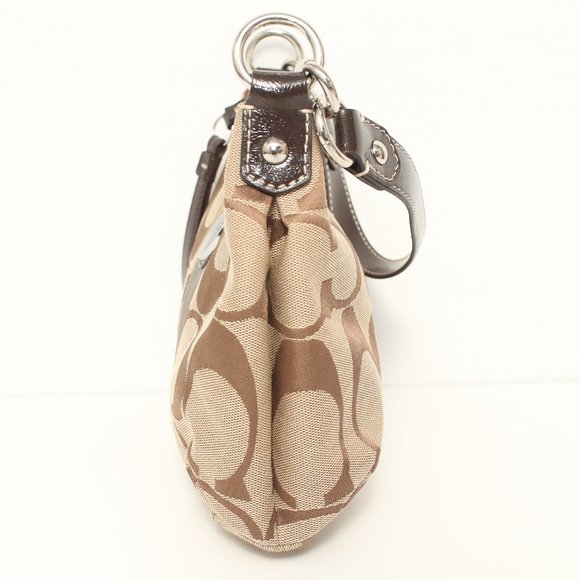 Coach | Bags | New Coach F9218 Signature Stripe Demi Handbag | Poshmark